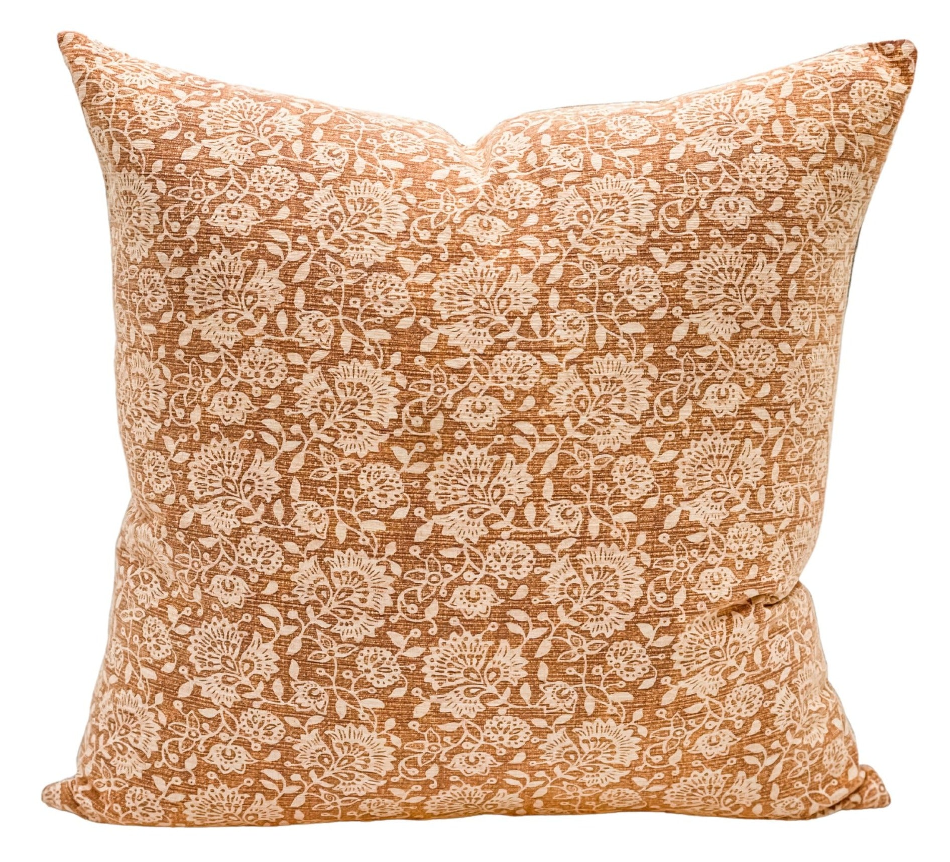 RAYA IN ORANGE RUST PILLOW COVER | Krinto.com