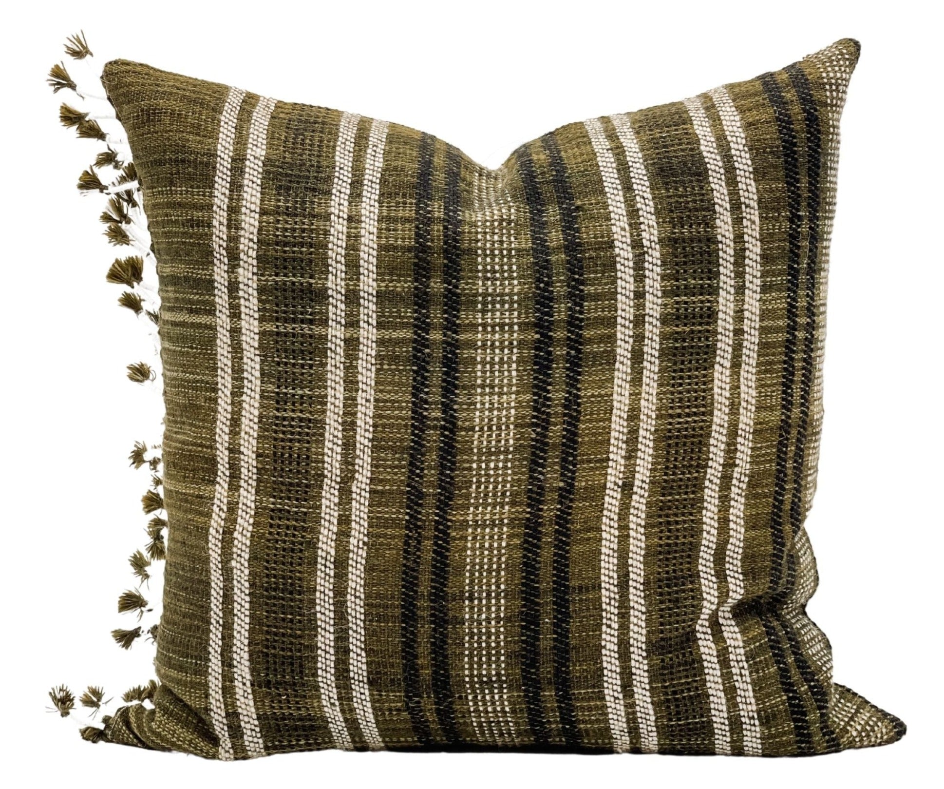 EARTHY BROWN WOOL PILLOW COVER | Krinto.com